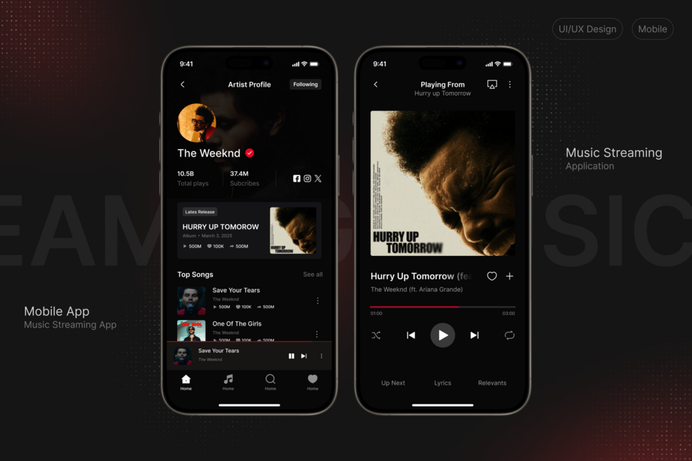Music Streaming App