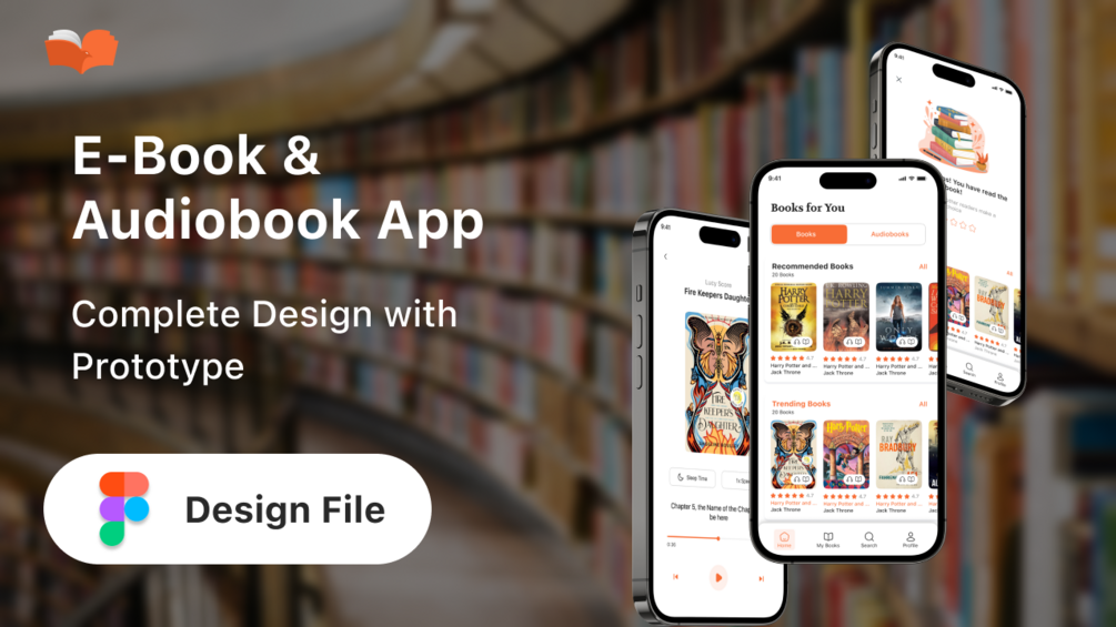 E-Book & Audiobook App