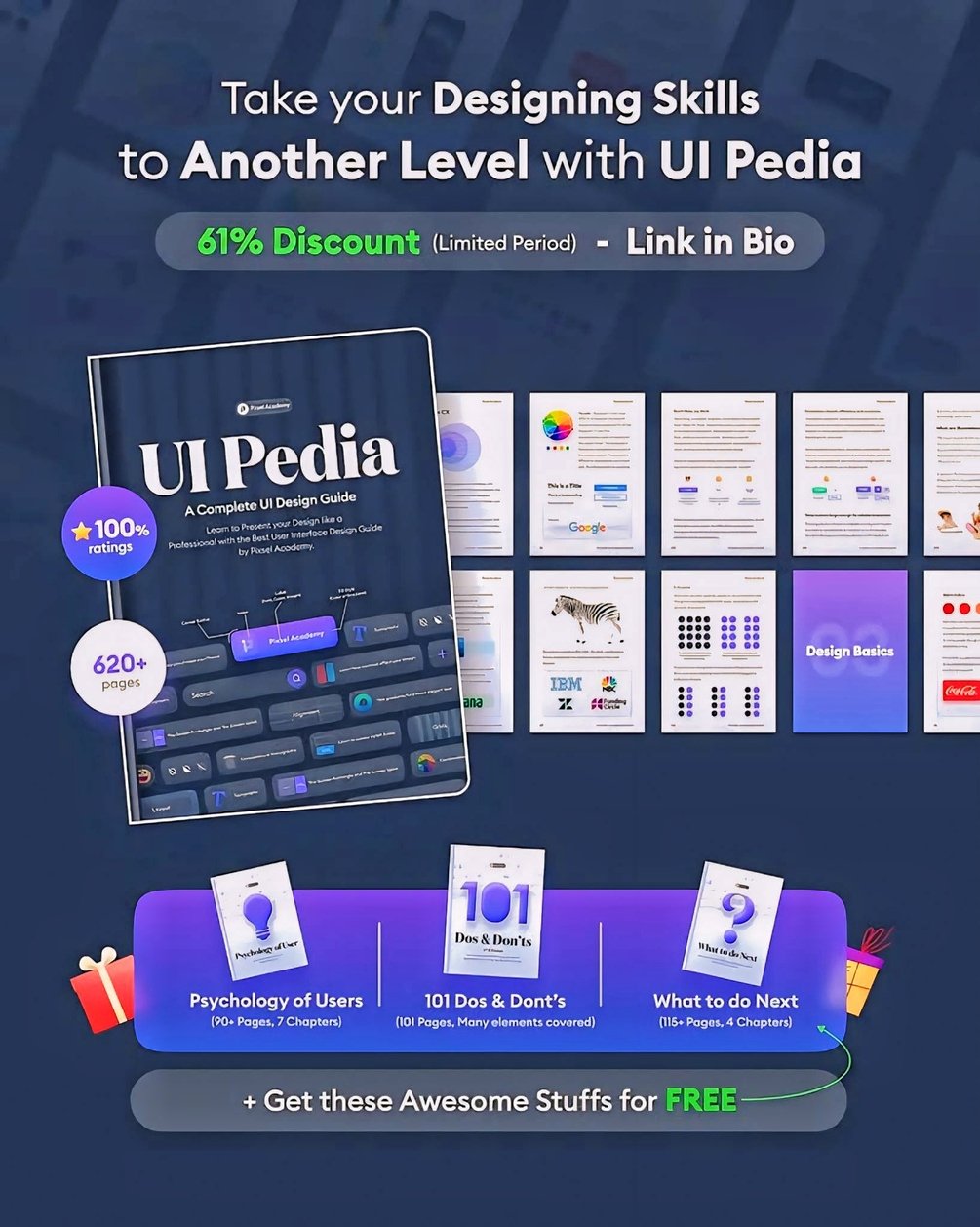 UI Pedia - A Complete UI Design Guide + (FREE Bonuses)