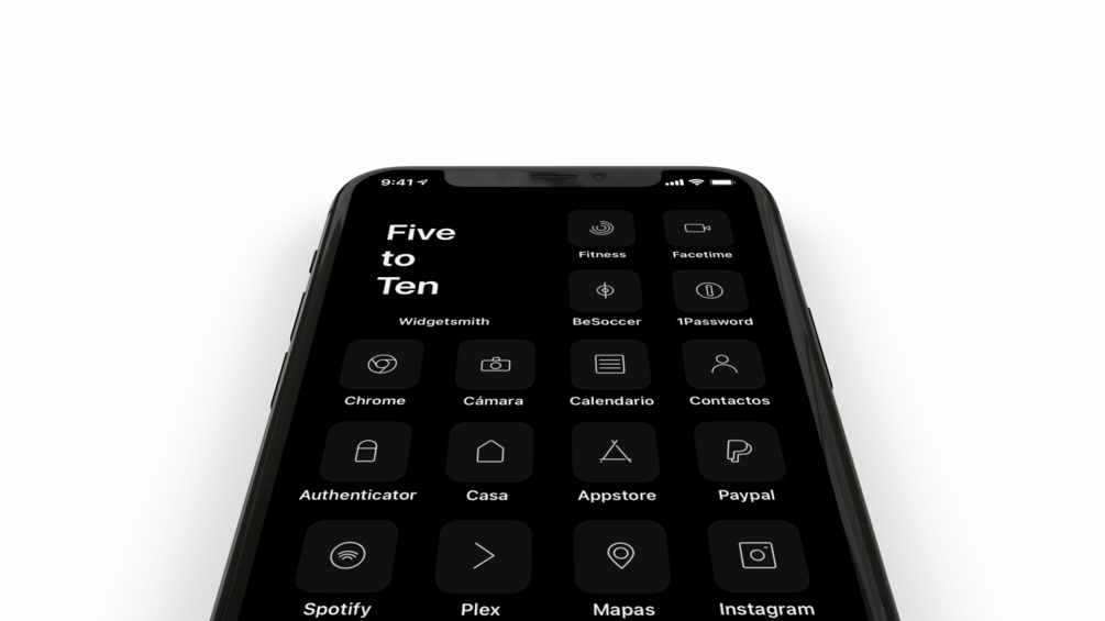 Minimalist icon Set for iOS 14