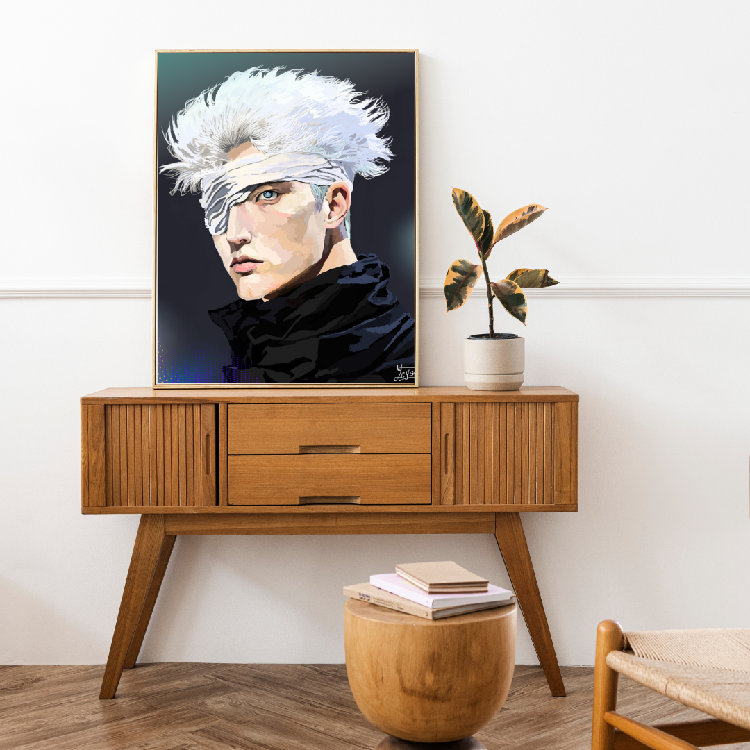 Satoru Gojo: Digital Portrait