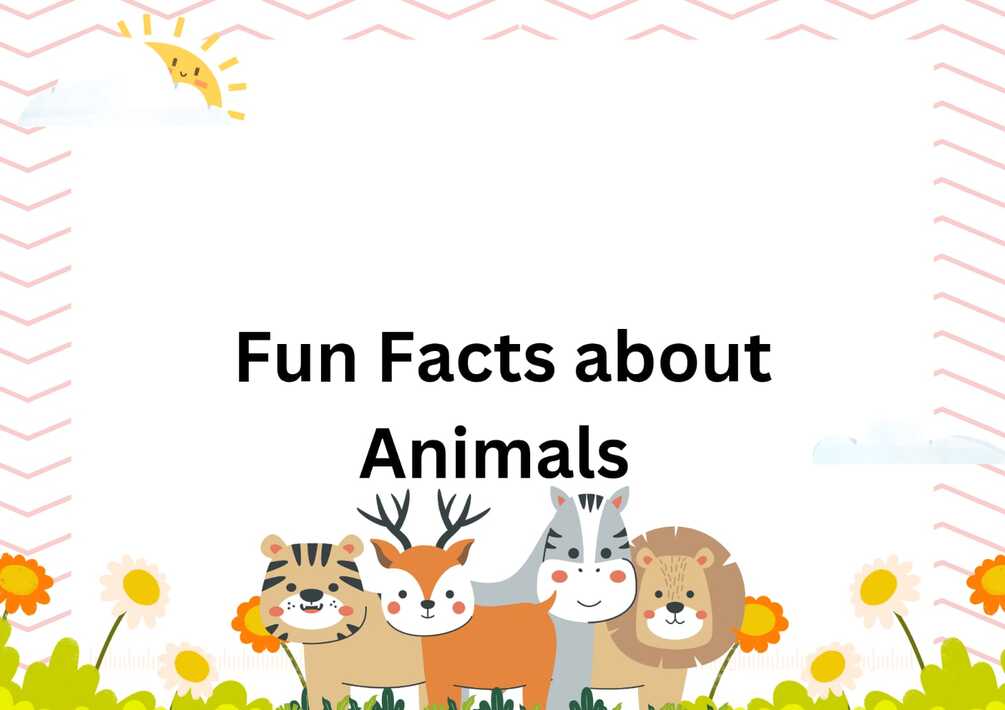 Fun Facts about Animals