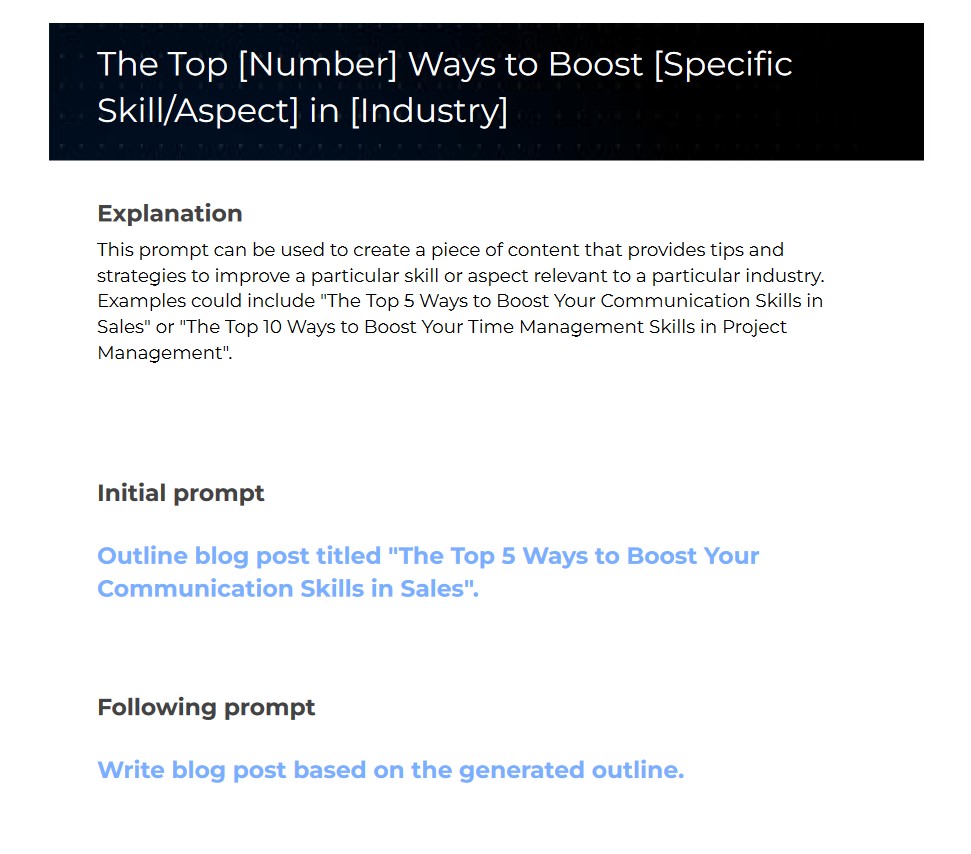 Free ChatGPT Brochure on Blog Post Prompts - Rostislav Kavan