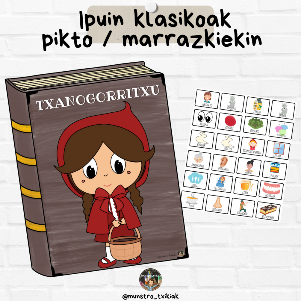 TXANOGORRITXU (IPUINAK PIKTOGRAMEKIN)