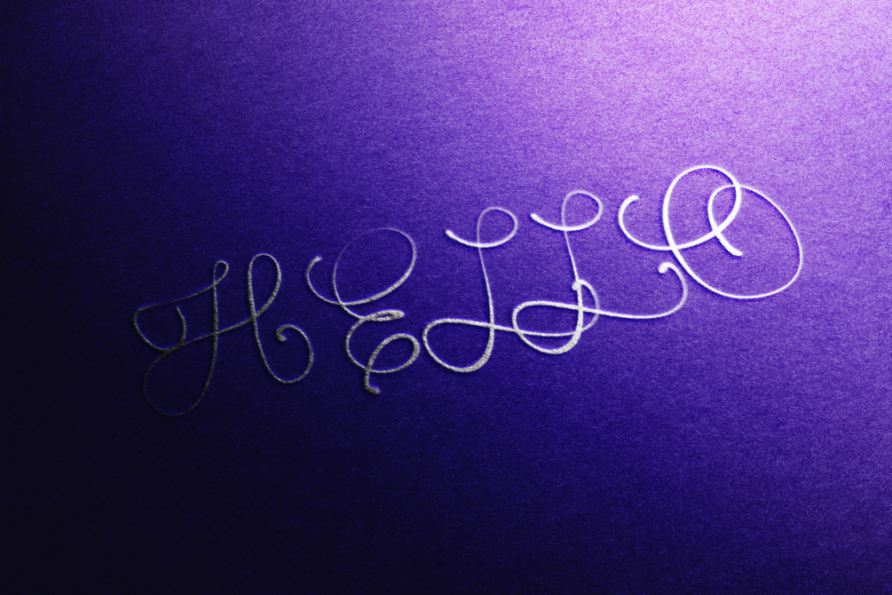 Blinding Lights font