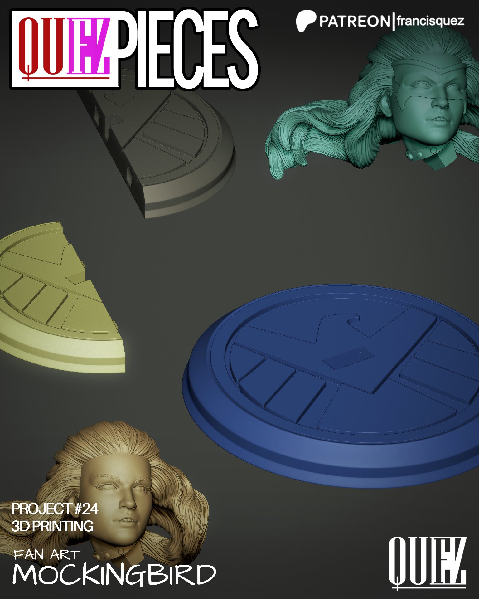 Mockingbird: Exclusive 3D printing model pieces