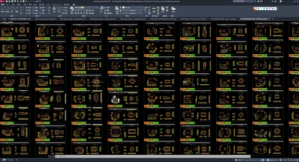 3000+ High-quality CAD Furniture Gallery with a Sense of Advanced and ...