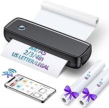 Aixiqee Portable-Wireless-Printer, Thermal-Bluetooth-Printer for Travel ...