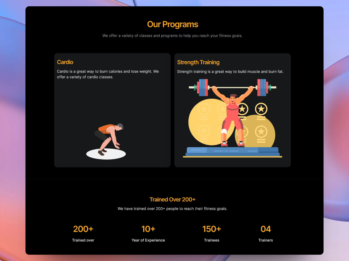 Gym Landing Page | Next JS