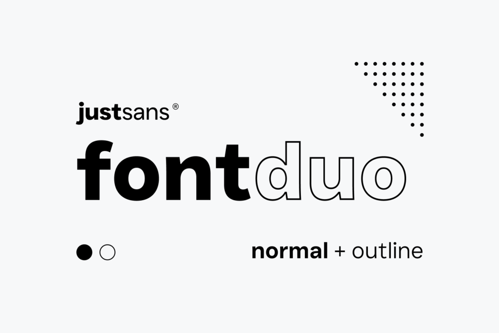 JUST Sans® Font Bundle (Original + Outline)