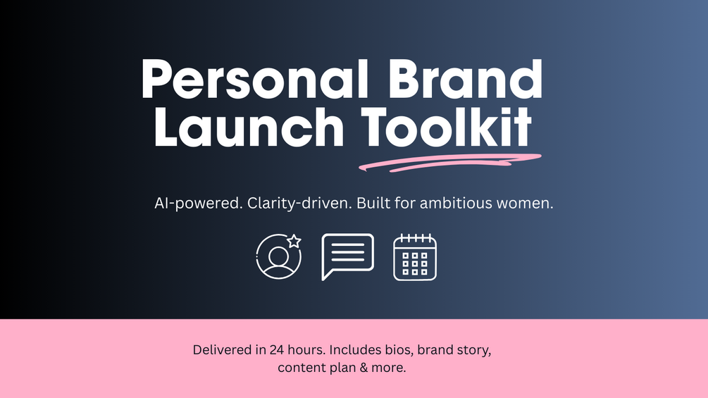 Personal Brand Launch Toolkit (AI-Powered)
