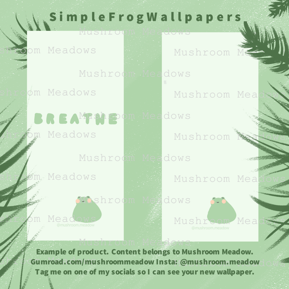 Simple Frog Phone Wallpaper for Smartphones