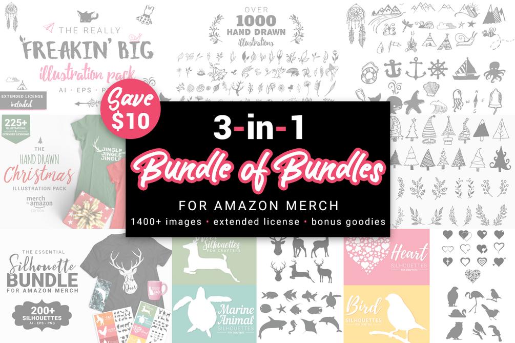 3-in-1 Bundle of Bundles for Amazon Merch
