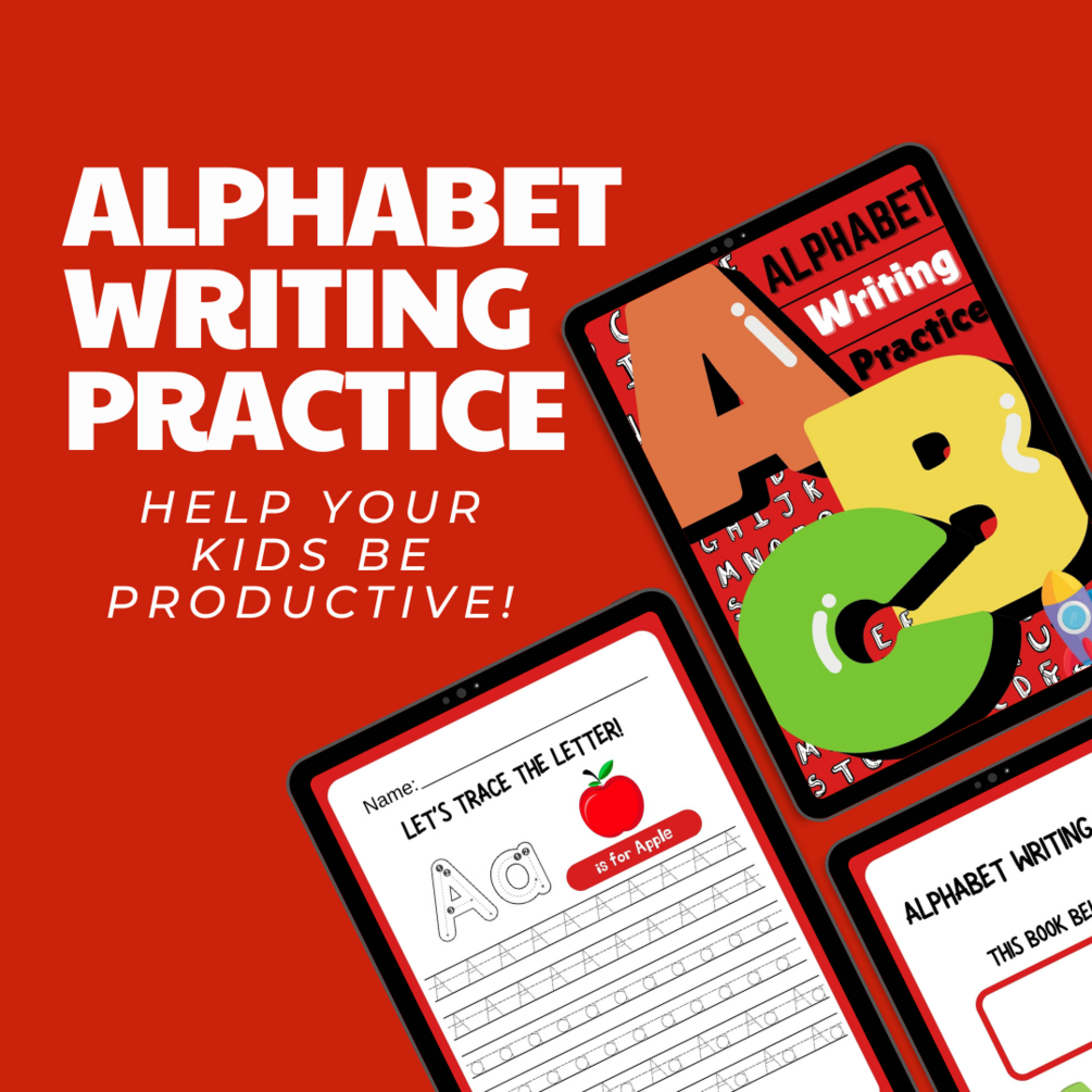 ABC WRITING PRACTICE FOR KIDS!