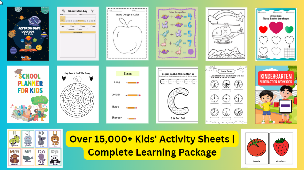Edukids Activity Books - Creative Fun Pack - Digital Version