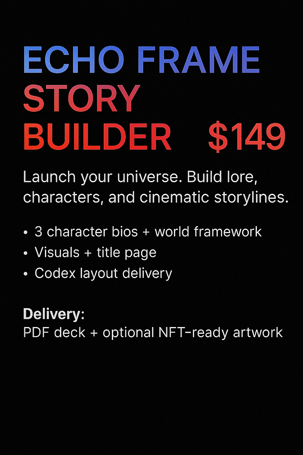 Add - On “Echo Frame Story Builder”