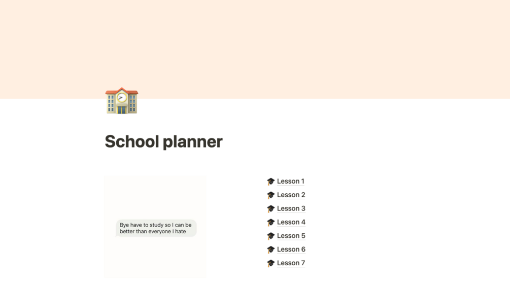 Ultimate Online School Planner Template