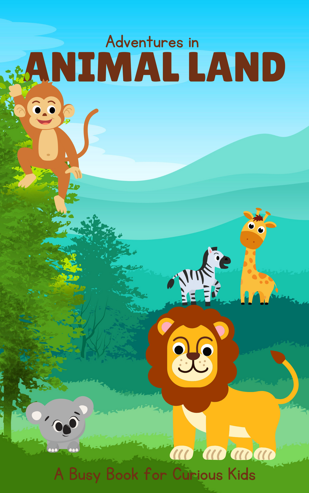 Free Busy Book - Adventures in Animal Land