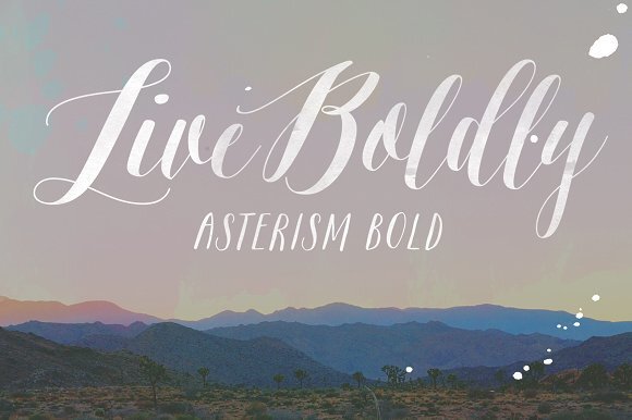 Asterism Clean Font Family