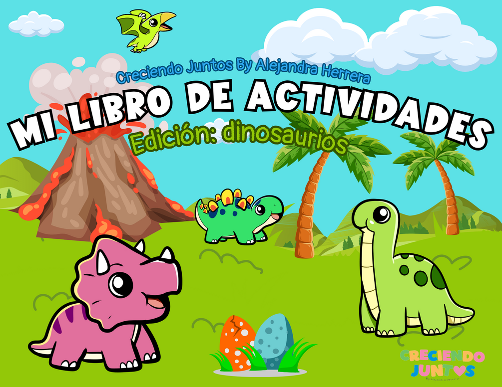 Mi libro de actividades: Dinosaurio