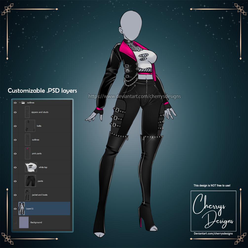 customizable Outfit Design 63