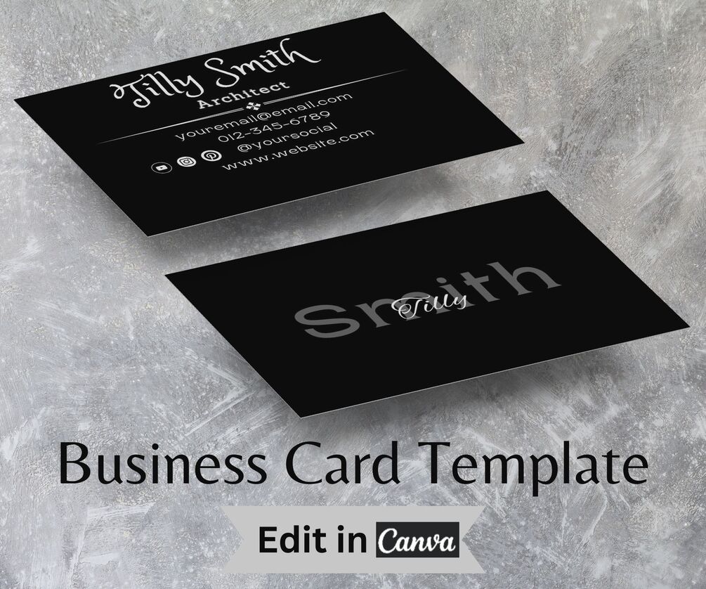 Aesthetic Business Card Template