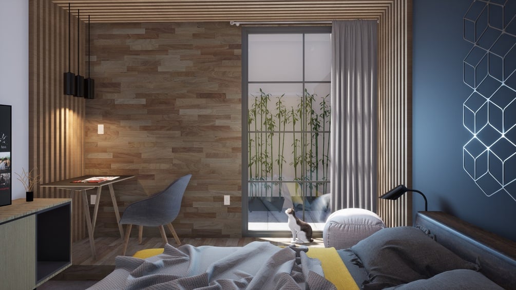 Bedroom 01 - Twinmotion 2019 Scene