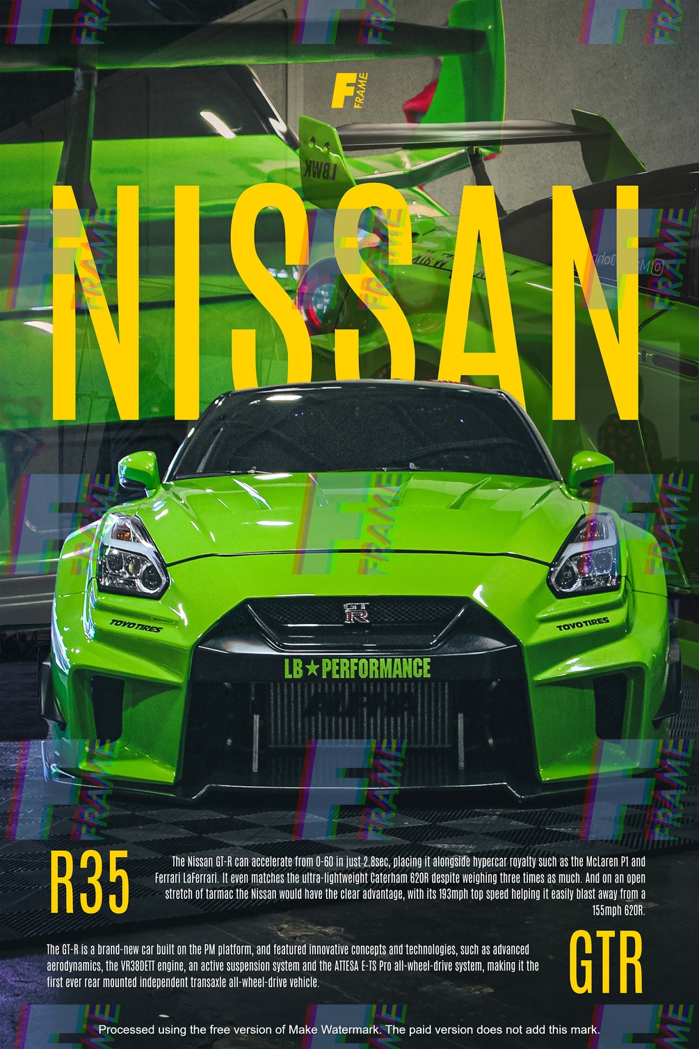Liberty WLK Nissan GTR Poster