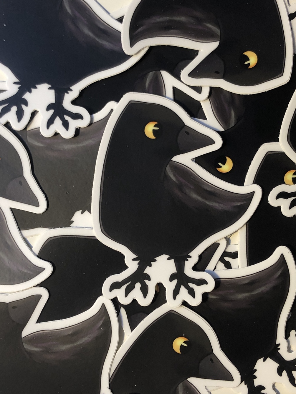 Cutie Crow Vinyl Sticker