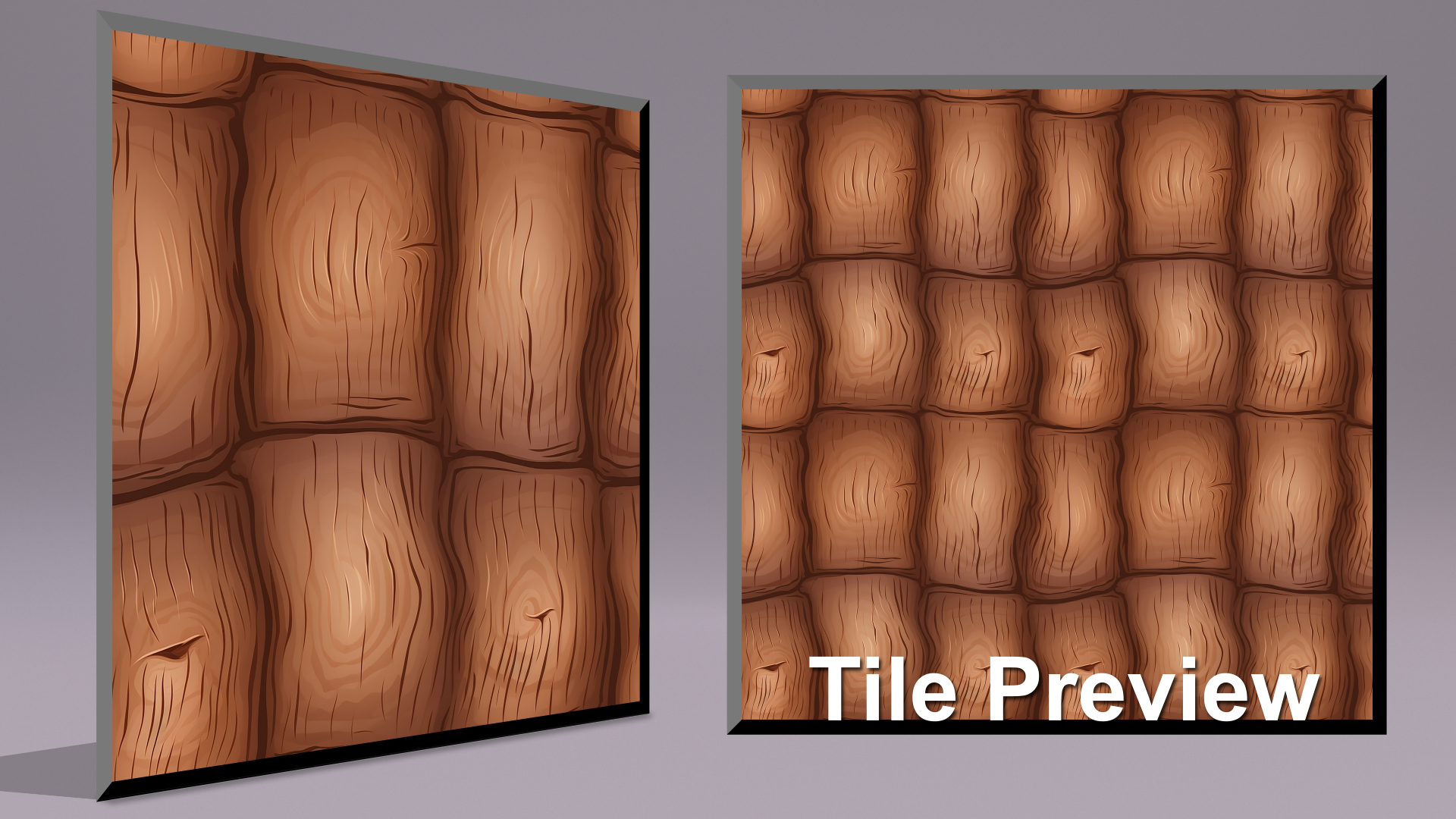 Cartoon Wood Textures Pack 37 - 10x PNG