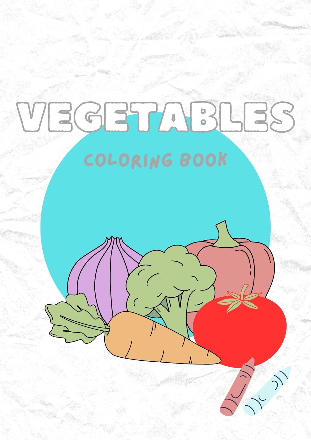 Vegetables Coloring Book