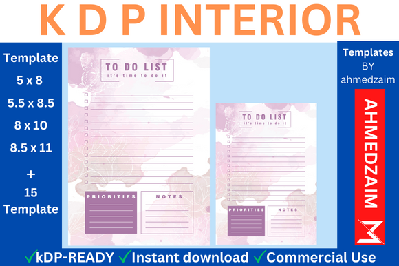 TO DO LIST IT'S TIME TO DO IT DAILY IT PLAN AND MONTHLY PLAN KDP ...