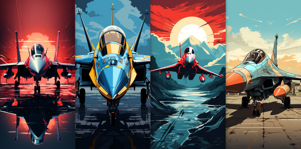 Military aircraft bundle