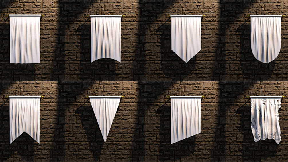 Medieval Banners (Photoshop Mockups)