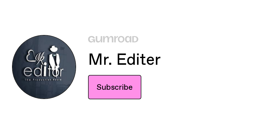 Mr. Editer