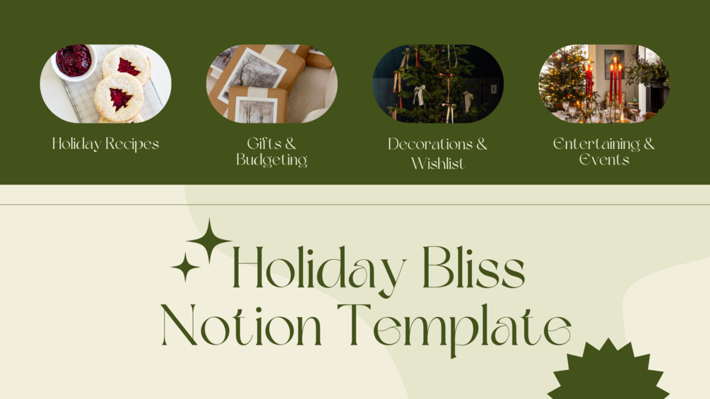 🌟 Holiday Bliss Notion Template