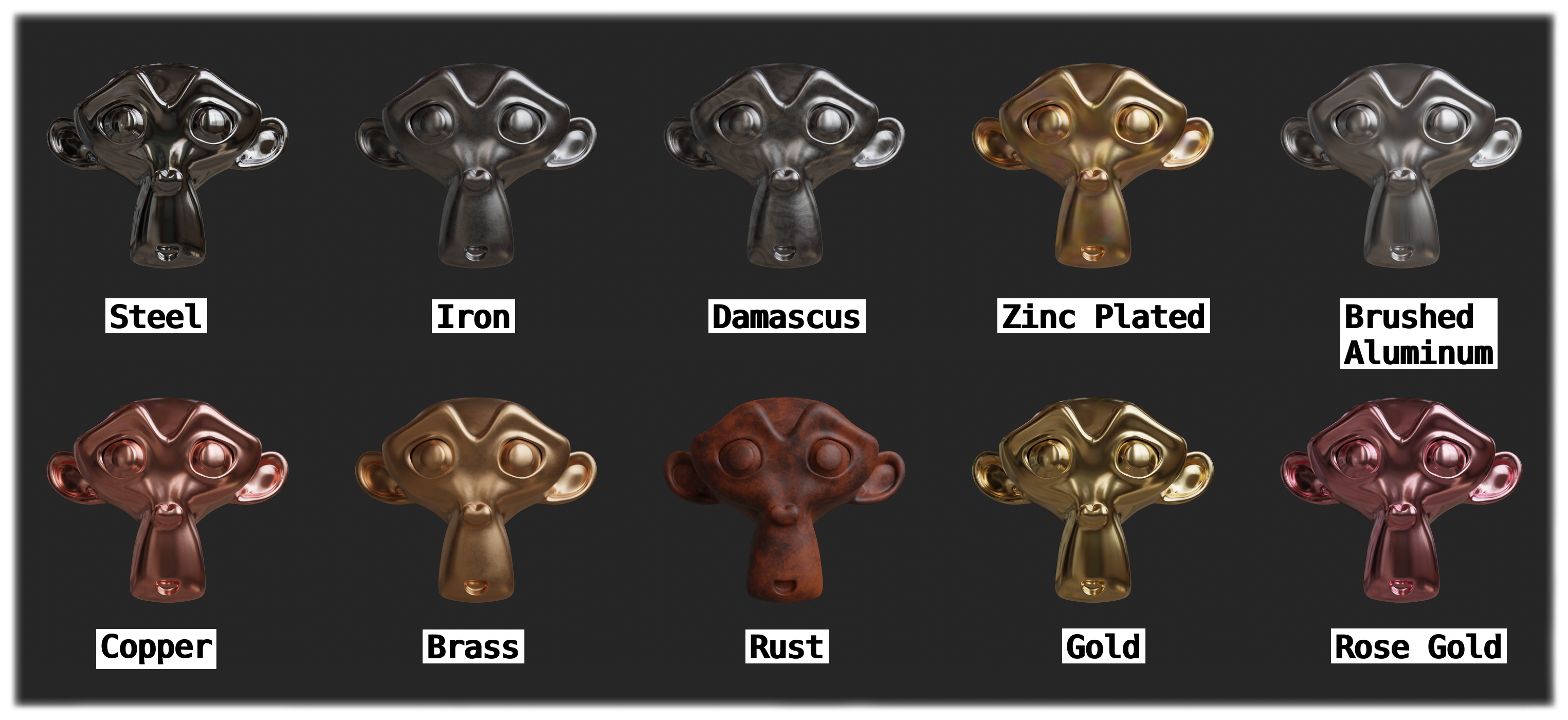 Procedural Metal Shader Pack