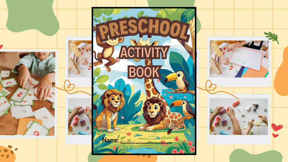 Preschool Activity Book (for ages 4-6 years old)