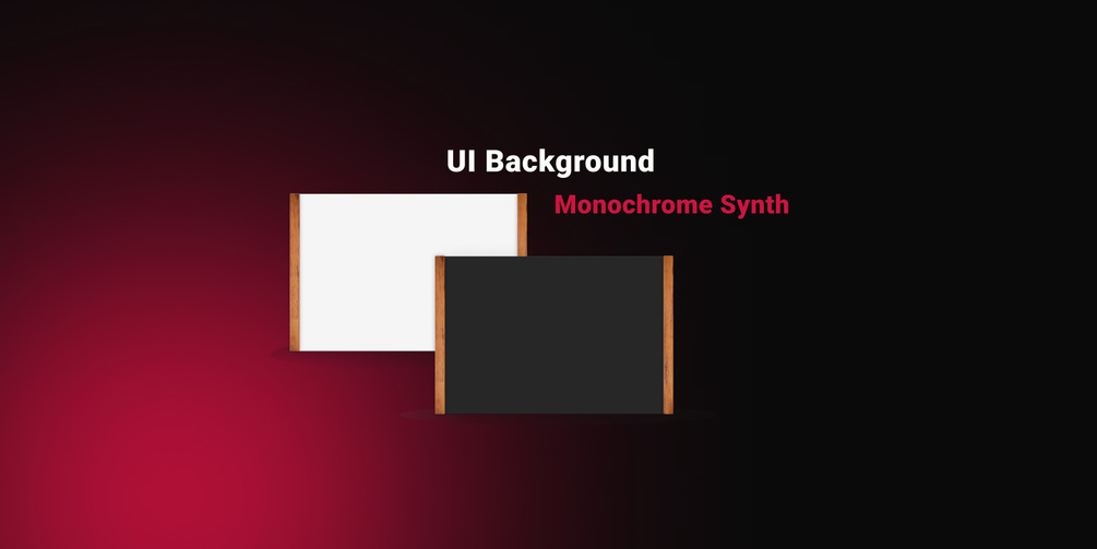 🎹 Monochrome Synth UI Background (Black and White)