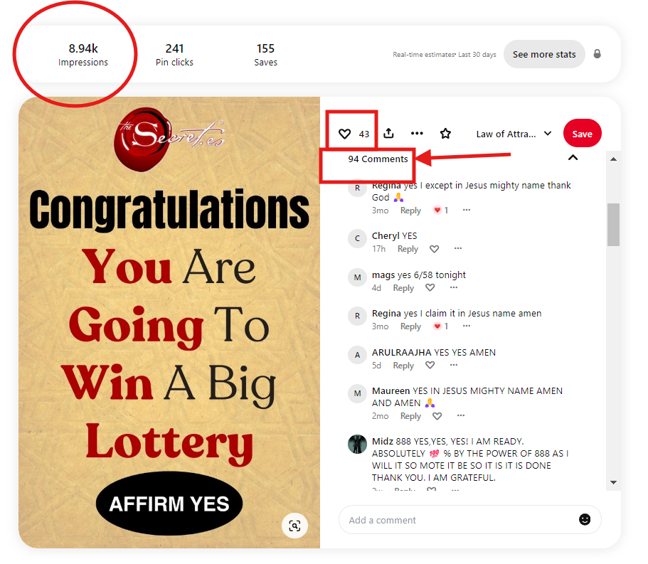 1000+ Ready to Use Law Of Attraction Pins / Images | Canva Templates ...