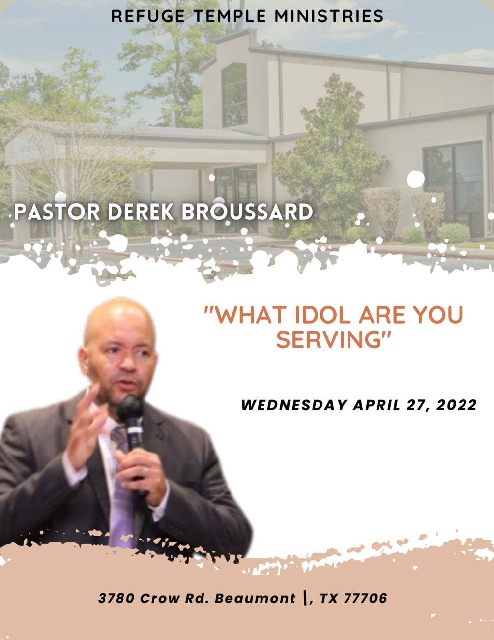 Pastor Derek "What Idol Are You Serving"