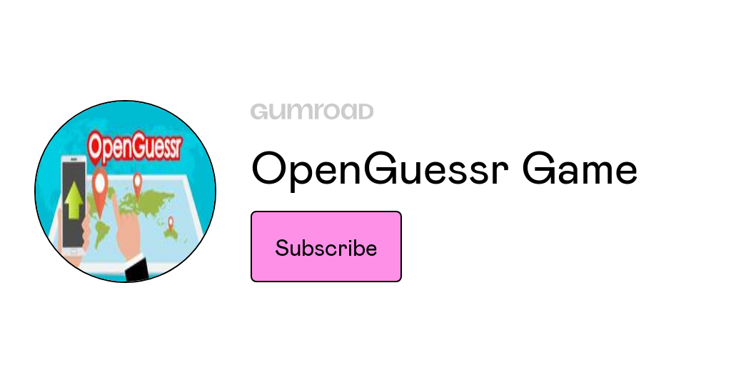 OpenGuessr Game