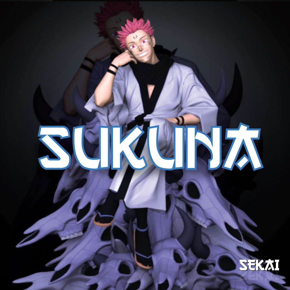 Sukuna Sculpture - Sekai 3D Models - Tested and Ready for 3D printing