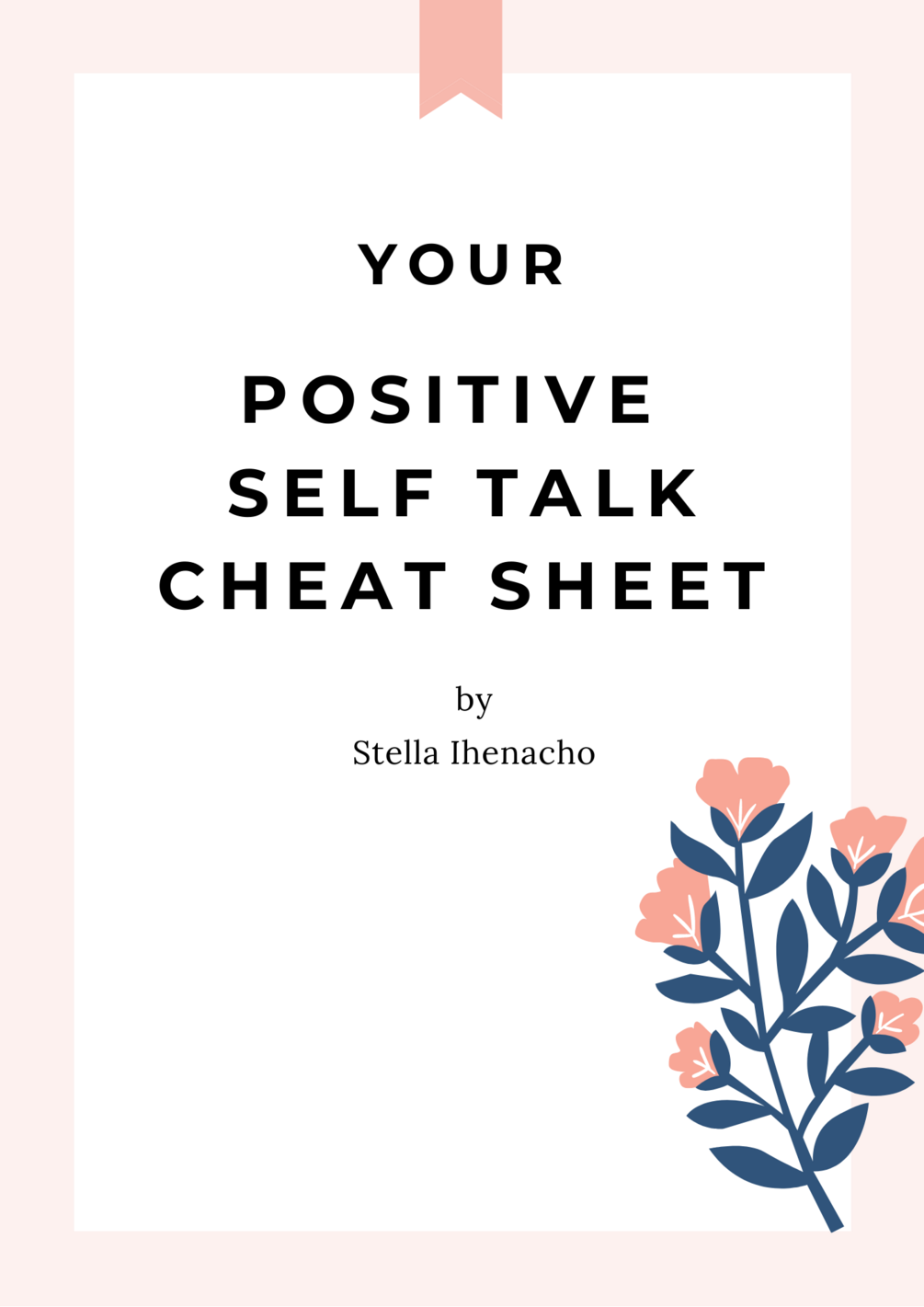 Positive Self-Talk Cheat Sheet