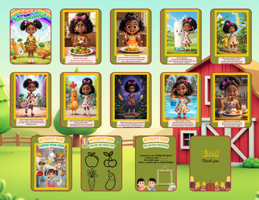 [Nutrition story book] Digital: Grace's nutri-adventure