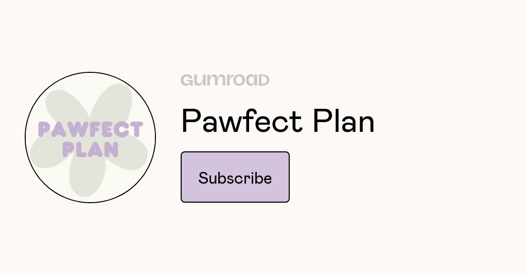 Pawfect Plan