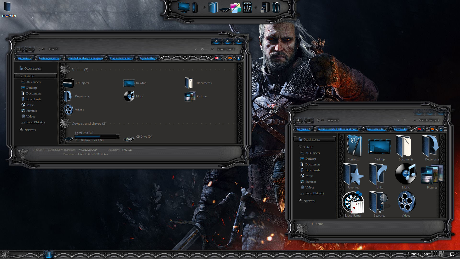 THE WITCHER Premium Skin Pack - skinpacks.com