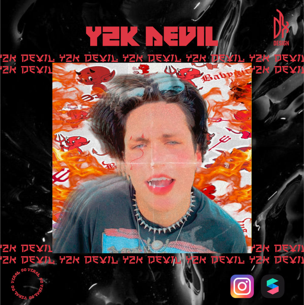 Y2K DEVIL AR FILTER | makeup | lut | 2 clones | devil's frame/stickers ...