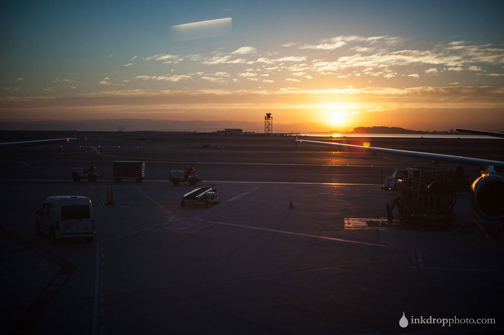 Sunrise at Gate 53 - 05 - Canvas Print