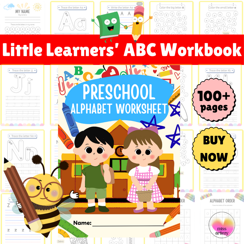 Little Learners’ ABC Workbook for Kids